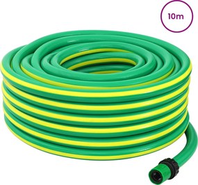 vidaXL Zahradní hadice 5-vrstvá Zelená a žlutá 3 / 4'' 10 m PVC [42035821]