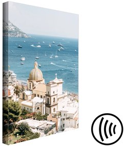 Obraz Pohled na pobřeží - mořská krajina s architekturou italského města
