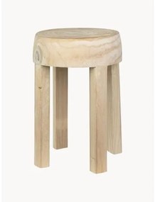 Ručně vyrobvený odkládací stolek ze dřeva paulovnie Colin