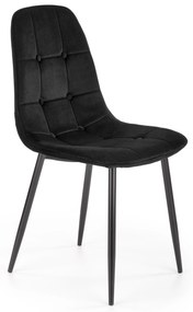 Černá jídelní židle K417