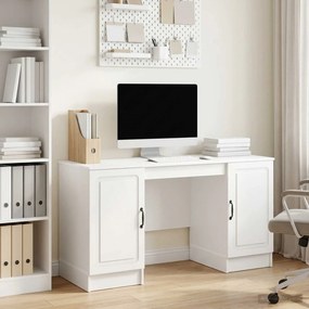 Stůl Bílá s vysokým leskem 142,5 x 50 x 75 cm Kompozitní dřevo 3414643