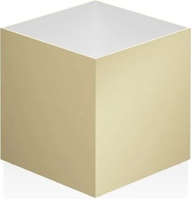 Koupelnová dóza Corner 8,5 cm zlatá mat