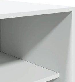 Šatní skříň bílá 80 x 50 x 200 cm kompozitní dřevo 3307693