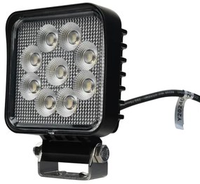 LED Bodové svítidlo pro automobil BLACK LED/36W/10-30V IP69 5700K hranatý