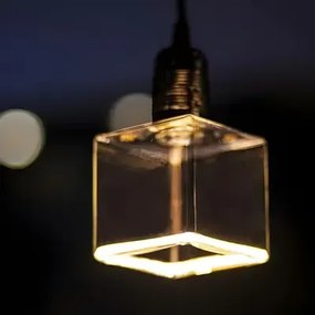 SEGULA LED Floating Cube 86 čirá / Žárovka / E27 / 4,5W(28W) / 300lm /