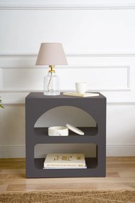 Kalune design Odkládací stolek LORIN antracitový