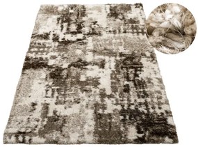 Koberec Shaggy Puffy P149 béžový / hnědý