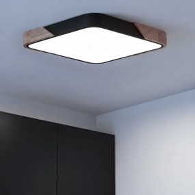 Brilagi - LED Stmívat. svítidlo PILANA LED/60W/230V dub/černá 56x56 cm + DO