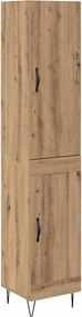 Vysoký bufet Artisanový dub 34,5 x 34 x 90 cm Kompozitní dřevo 3402727