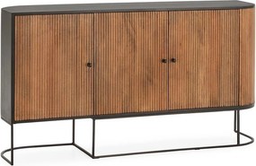 Komoda z mangového dřeva v přírodní barvě 165x90x40 cm Curve – MOME