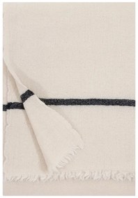 Merino deka Tanhu 140x180, bílo-tmavě šedá