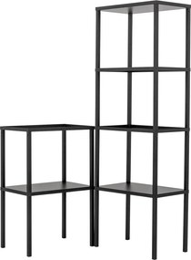 Černý kovový regál 59x90x38 cm Loups – Bloomingville