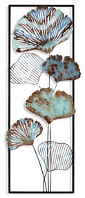 Wallexpert Dekorativní kovový nástěnný doplněk Fig 3, Vícebarevná
