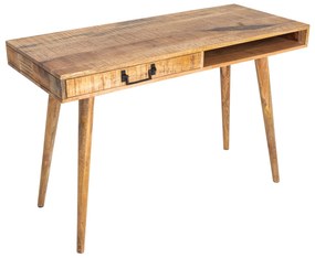 Masivní mangový psací stůl Olsod, 120 cm
