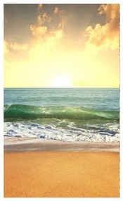 DIMEX | Vliesová fototapeta na zeď Moře při západu slunce MS-2-0209  | 150 x 250 cm | oranžová, modrá