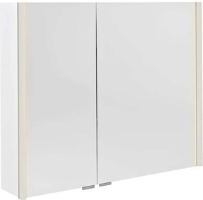Sapho Alix - Zrcadlová skříňka s LED osvětlením 86x70x18 cm, 2x dvířka, bílá AX186-0030