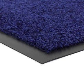 Modrá vnitřní vstupní čistící pratelná rohož Twister - 40 x 60 cm