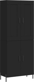 vidaXL Skříň highboard 69,5 x 34 x 180 cm kompozitní dřevo [3199562] Barva: Betonová šedá