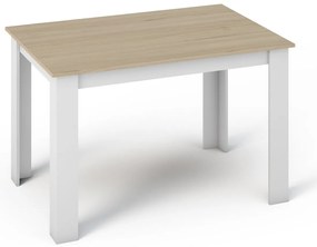 Casarredo Jídelní stůl MANGA 120x80 sonoma/bílá