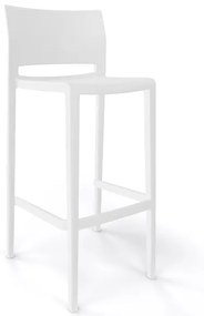 GABER - Barová židle BAKHITA - vysoká, bílá
