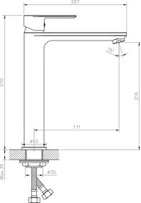 Mixxus ALEX 001 HIGH (NUT) WHITE-CHROME
