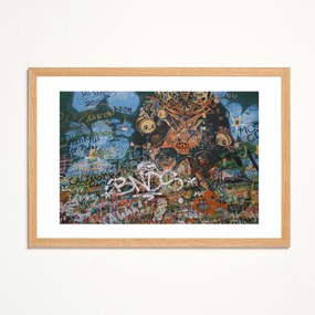 Kristýna Mládková | Lennonova zeď Rám: Černý, Velikost: 40 x 60 cm