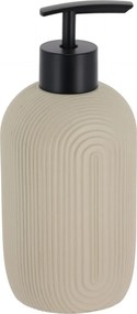 Dávkovač mýdla Elya, béžová/s černými prvky, 400 ml