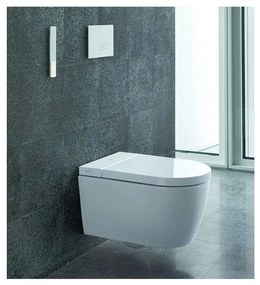 Duravit SensoWash® Starck f Plus Compact - bidetové sedátko s keramikou, 650000012004320