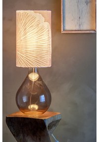 Hnědá stolní lampa s textilním stínidlem (výška 65 cm) Leni – Bloomingville
