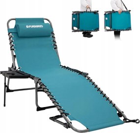 Lehátko s 5-stupňovou regulací a bočním stolkem, ergonomické