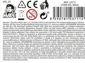 MaDe 23711 - Auto na dálkové ovládání / od 3 let