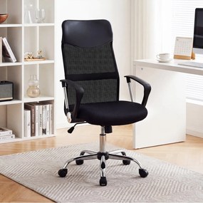 Costway Ergonomická kancelářská židle s funkcí kolébky, výškově nastavitelná
