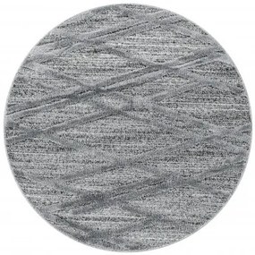 Ayyildiz koberce Kusový koberec Pisa 4706 Grey kruh - 200x200 (průměr) kruh cm
