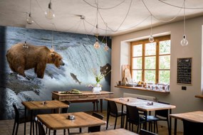 Malvis Tapeta Medvědi na lovu Vel. (šířka x výška): 216 x 140 cm
