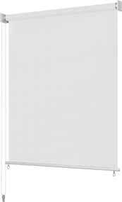 vidaXL Venkovní roleta 60 x 140 cm HDPE [312575] Barva: Bílá