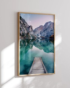 Oboustranný plakát Klidné Jezero / Horské Molo | 30 x 42 cm | DP351305