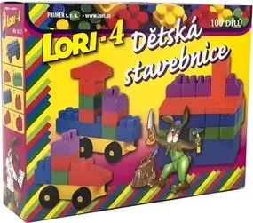 TEDDIES Stavebnice LORI 4 / 100 dílků / plast / od 3 let