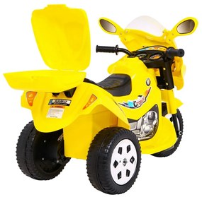 Dětská elektrická motorka Speed Žlutá
