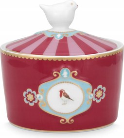 Cukřenka Love Birds Medallion Red-Pink PiP Studio