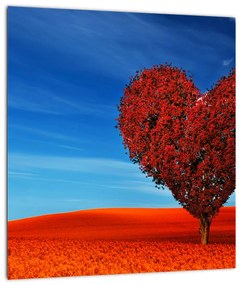 Obraz - Srdce ze stromu (30x30 cm)