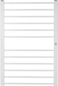 Hopa Piko koupelnový radiátor 630 x 1679 mm středové připojení černá RADPIK601731SP