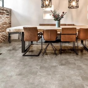 Vinylová plovoucí podlaha BRASED Aquaplus Object Click 1053 Beton hlazený šedý