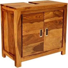 Skříňka pod umyvadlo Nela 65x60x35 cm z indického masivu palisandr NELA-SU