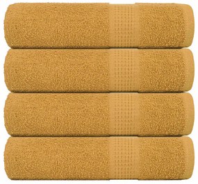 Ručníky do sprchy FROGN 4 ks zlaté 70 x 140 cm 360 g/m² 136810
