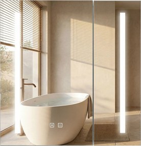 Rea Rea, Zrcadlová skříňka s LED osvětlením M1015-60 60x65, REA-M0102