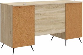 Stůl Dub sonoma 142,5 x 50 x 75 cm Kompozitní dřevo 3414632