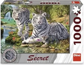 DINO Secret Collection: Bílí tygři / 1000 dílků / od 15 let