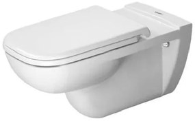 Duravit D-Code - Závěsné WC, bezbariérové, s HygieneGlaze, bílá 22280920002