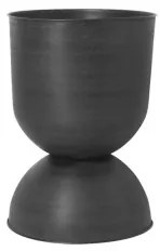 Hourglass Pot Small black Ferm Living