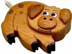 2Kids Toys Dřevěná magnetka velká Prase